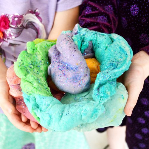 The Best Homemade Playdough | Bright Colors!