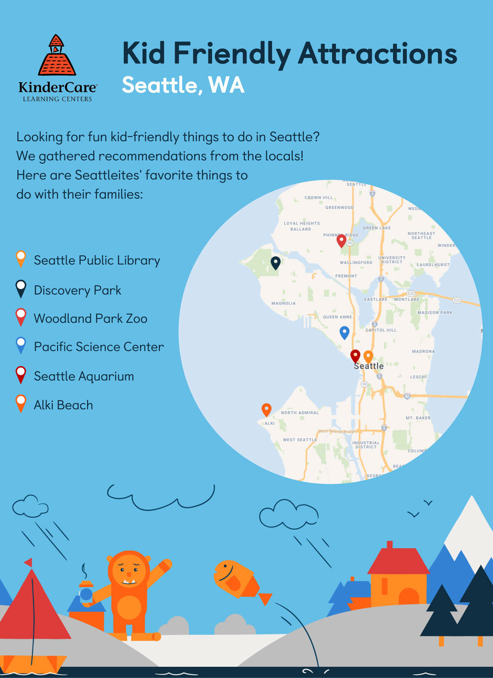 9 Places to Go with Kids in Downtown Seattle - Create. Play. Travel.